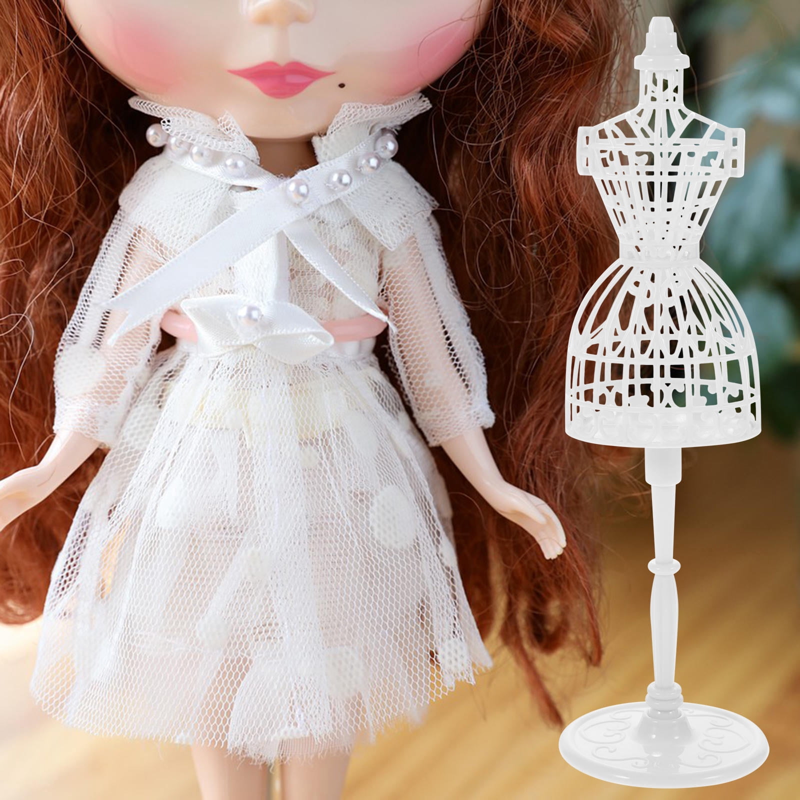 TAILTOSS 6pcs Doll Dress Stands Miniature Mannequin Holders For Doll ...