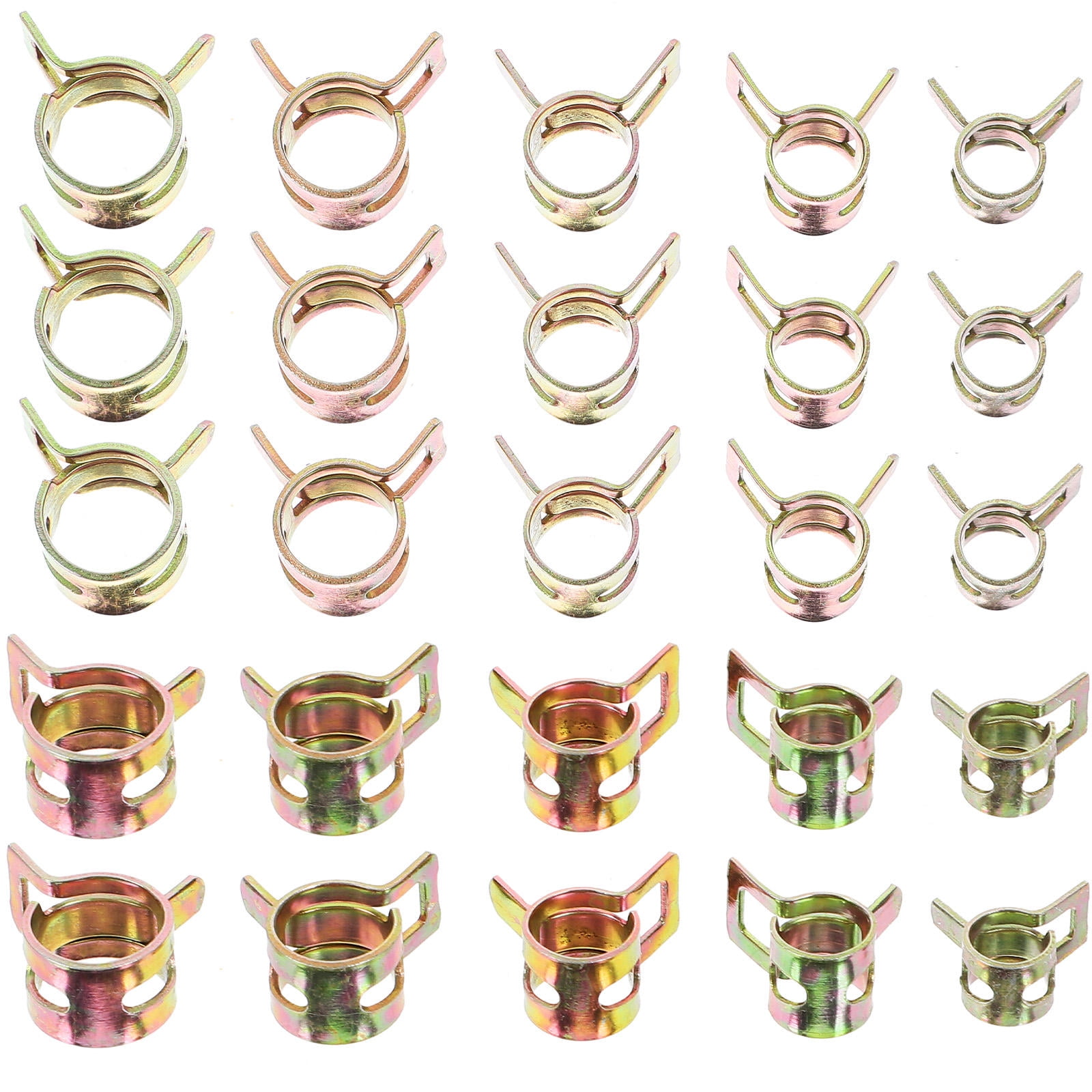 TAILTOSS 75Pcs Low Clip Hose Clamp for Water Pipe and Silicone Hoses ...