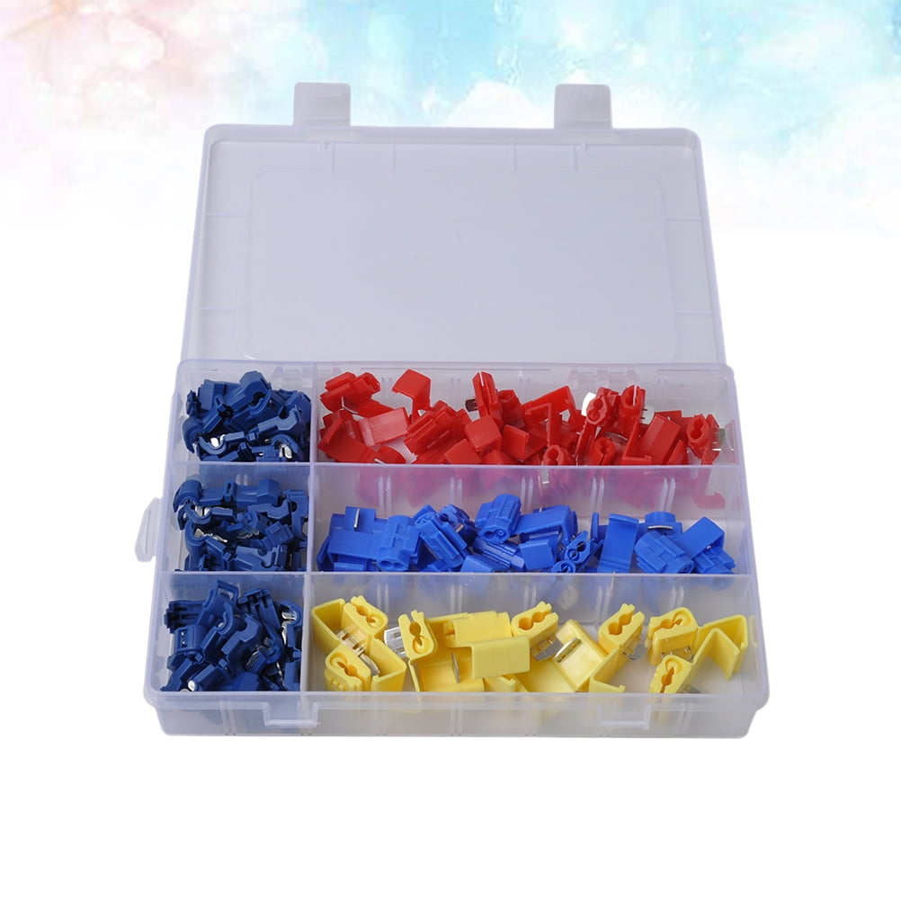 TAILTOSS 85Pcs Self Stripping Quick Connect Terminals Connector Set for ...
