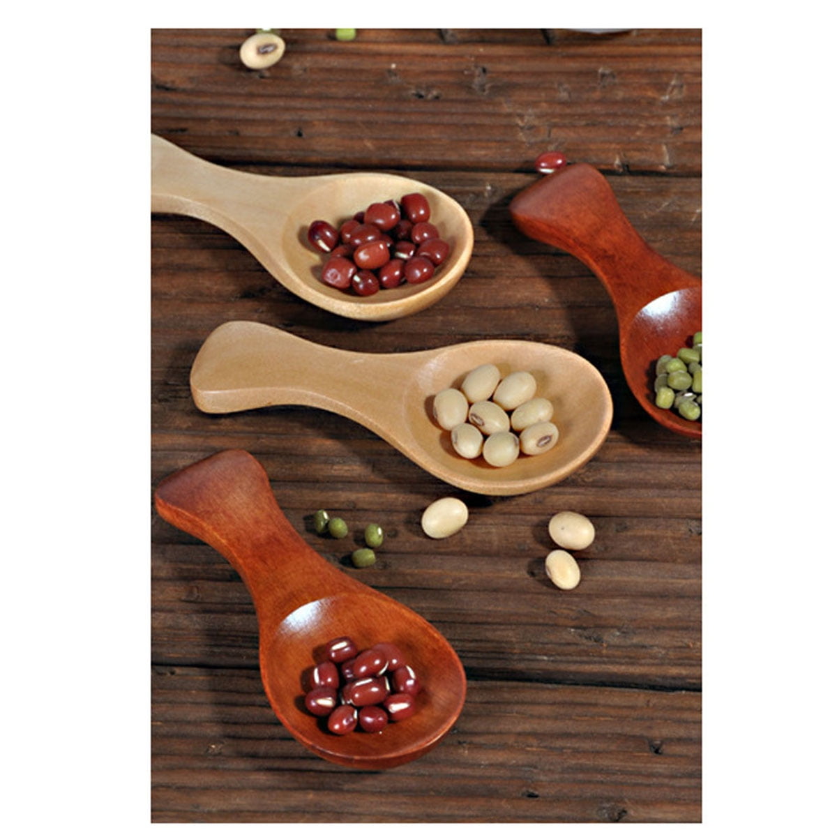 TAILTOSS 8Pack Small Wood Spoons For With Nanmu Wood Mini Design For ...