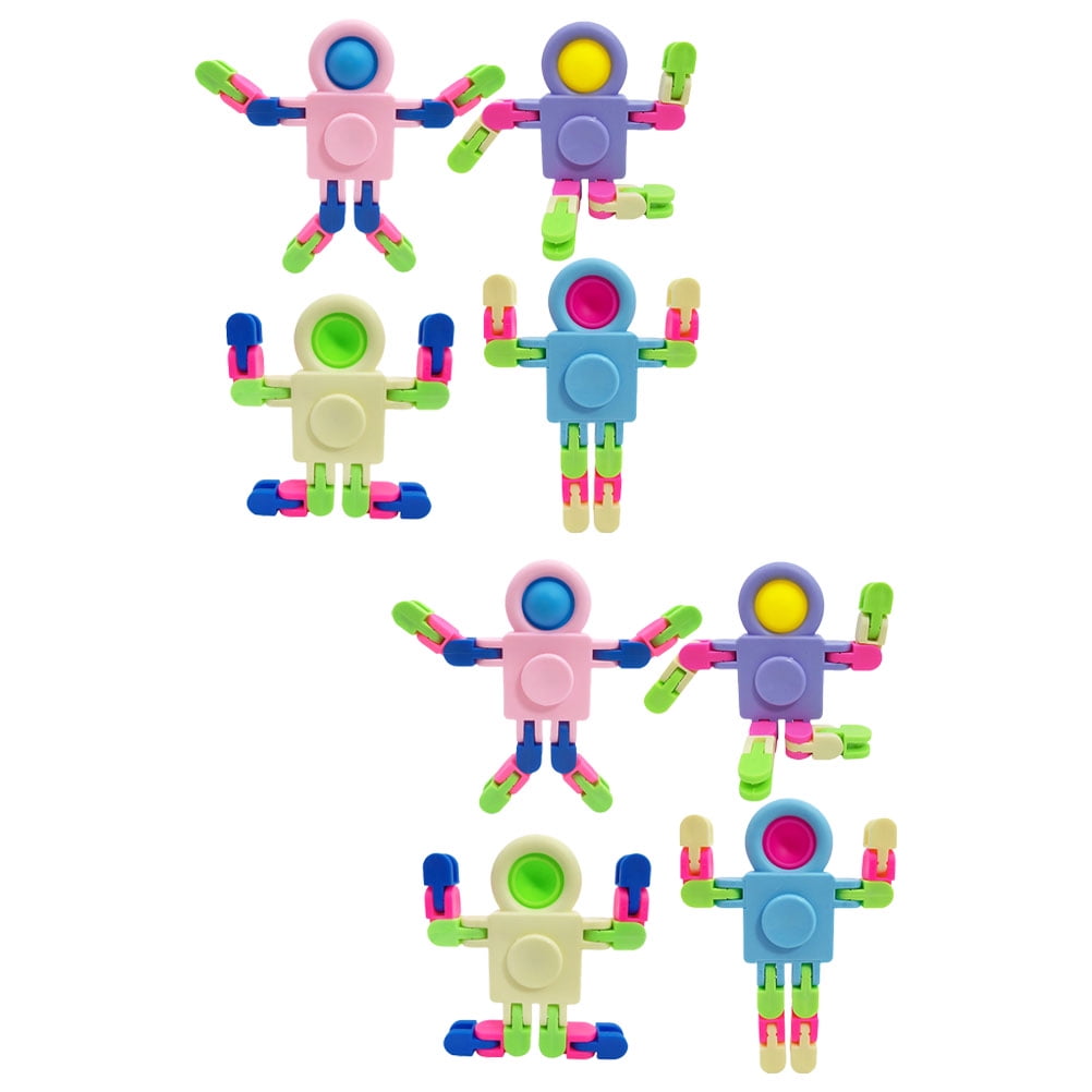 TAILTOSS 8Pcs Fidget Gyro Toys Transformable Shapes Relaxation for Kids ...