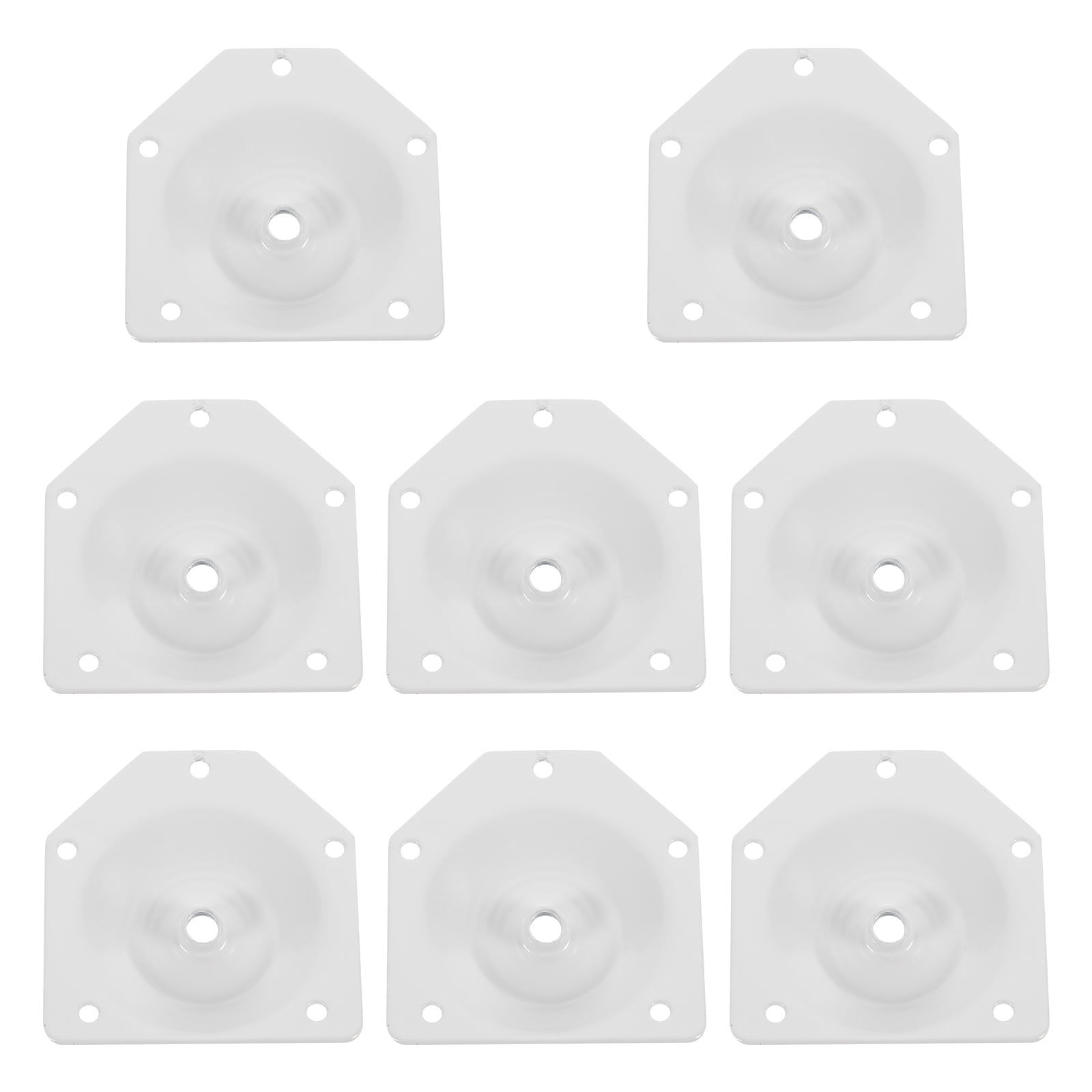 TAILTOSS 8Pcs Table Leg Mounting Plate for Wood Furniture Legs 2.7X2 ...