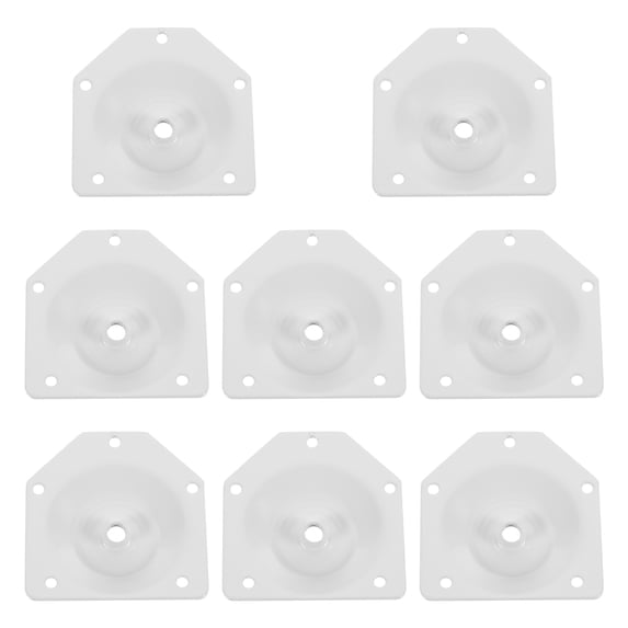 TAILTOSS 8Pcs Table Leg Mounting Plate for Wood Furniture Legs 2.7X2 ...
