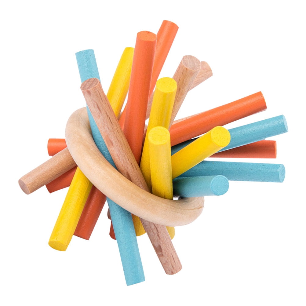 TAILTOSS Balance Beam Stick Toy 1Set Colorful Timber Montessori ...