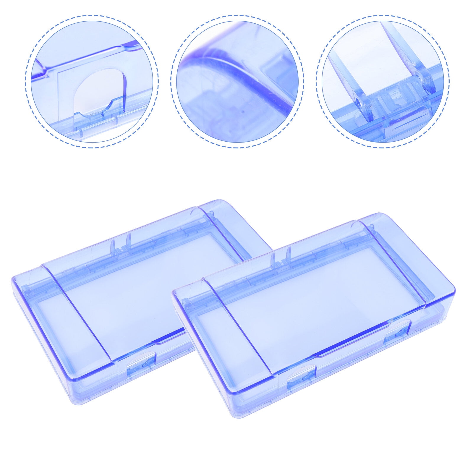 TAILTOSS Bathroom Use Rectangular Sky-Blue Plastic Double-Sided Socket ...