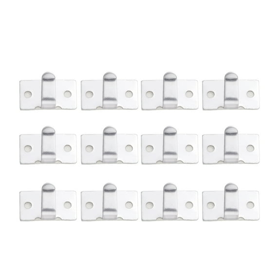 TAILTOSS Beige Rectangular Metal Cable Clips 12Pack for Wire Holder ...