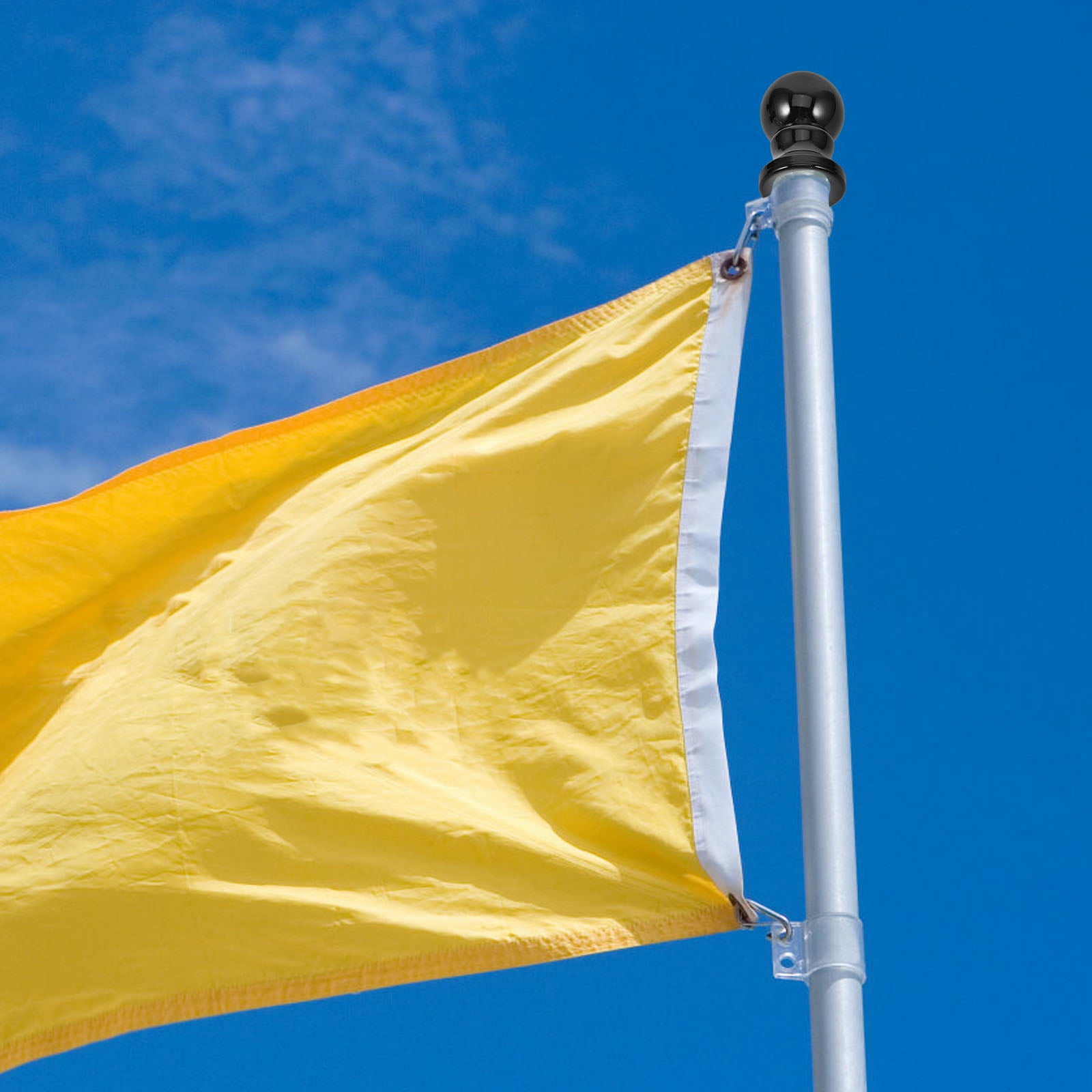 TAILTOSS Black ABS Flag Pole Finial Topper for Outdoor Garden Flagpole ...