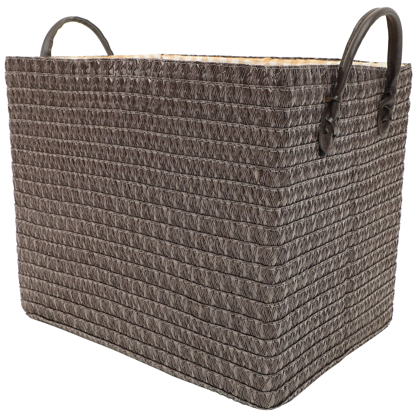TAILTOSS Clothes Woven Storage Box Woven Storage Basket Rectangular ...