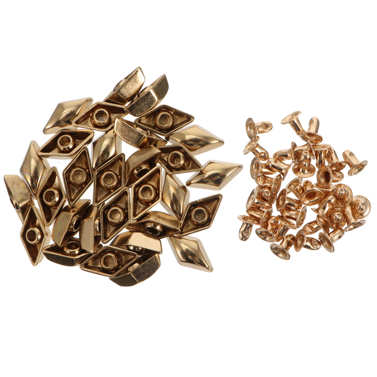TAILTOSS DIY Bag Buttons 30Pcs Golden Alloy Rivets for Tote Bag Making ...