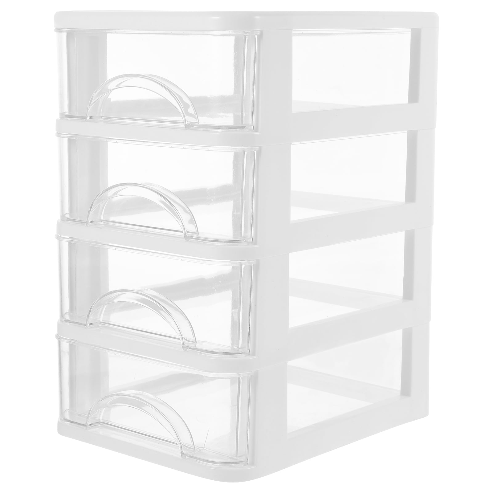 TAILTOSS Desktop Organizer 1Pcs Plastic White Drawer Shape For ...