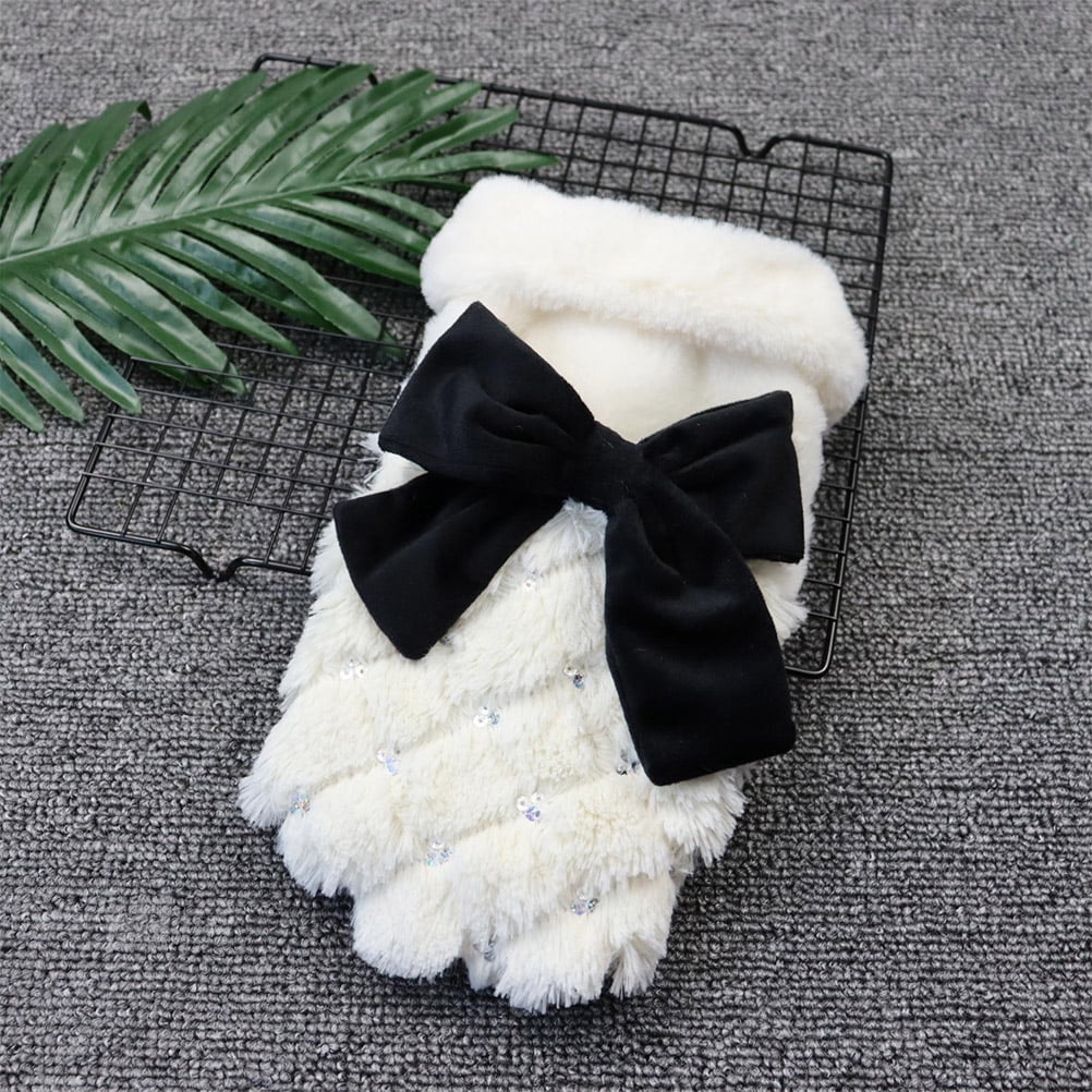 TAILTOSS Dog Clothes 1Pcs Multi Plush Pet Coat Puppy Clothes Trendy ...