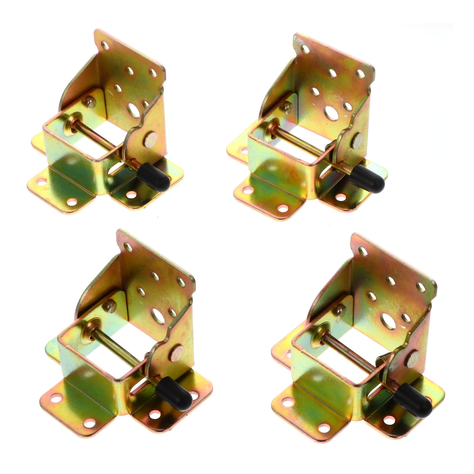 TAILTOSS Folding Angle Bracket Iron Table Legs with Golden Color for ...