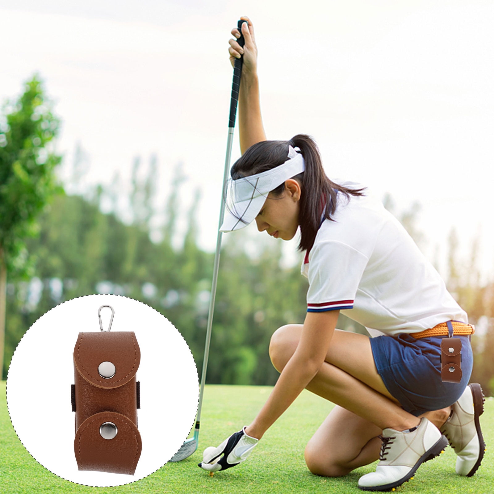 TAILTOSS Golf Valuables Pouch Case Golf Ball Pouch Fashionable ...
