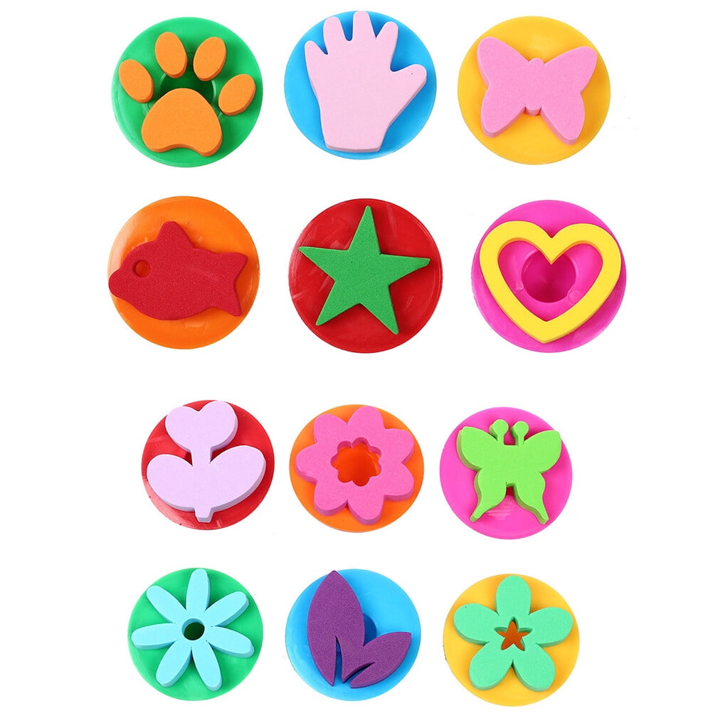 TAILTOSS Graffiti Stamper 5.5X5.5Cm 2.2X2.2X1.6Inch Sponge Stamps for ...