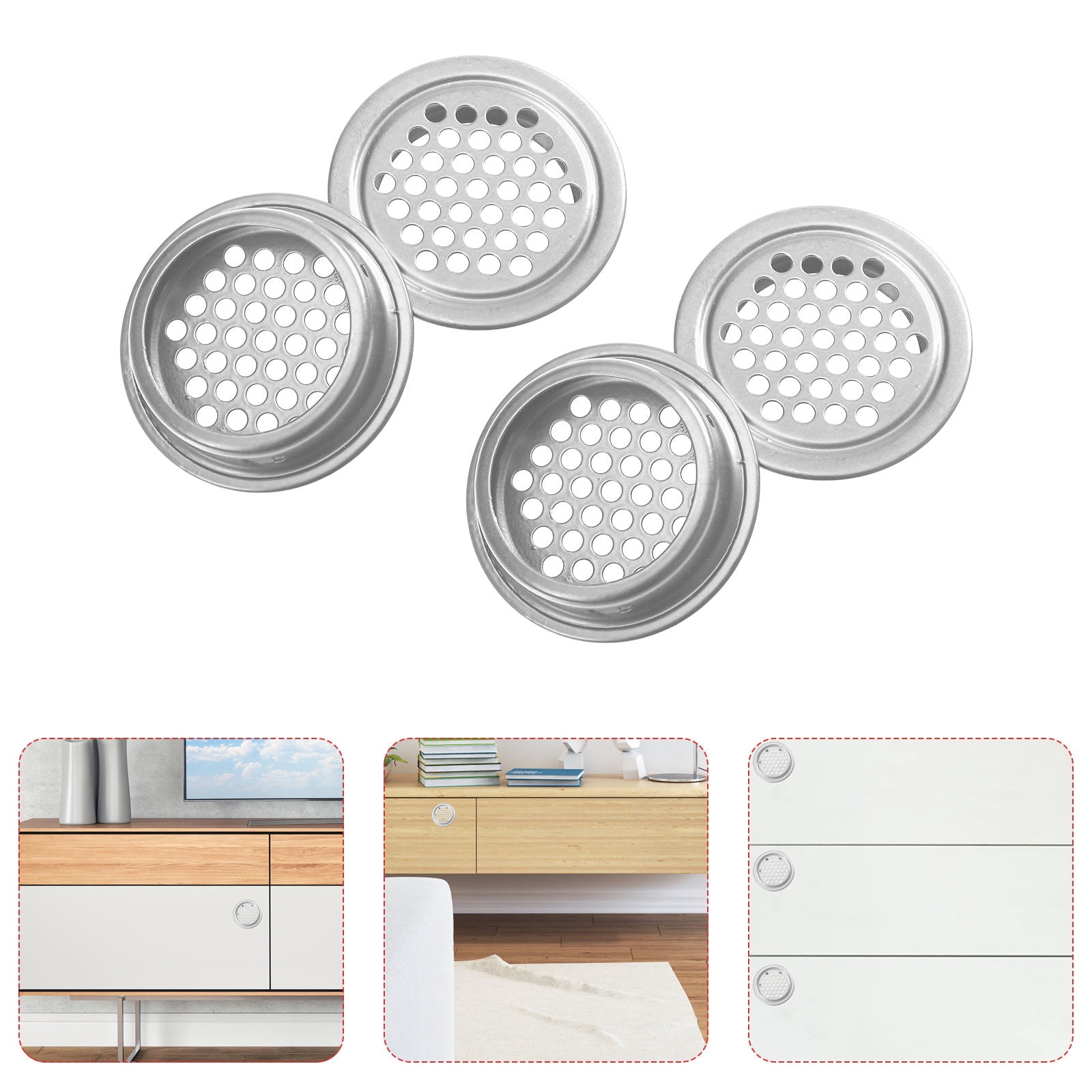TAILTOSS Heat Emission Hole 20Set Silver Stainless Steel Air ...