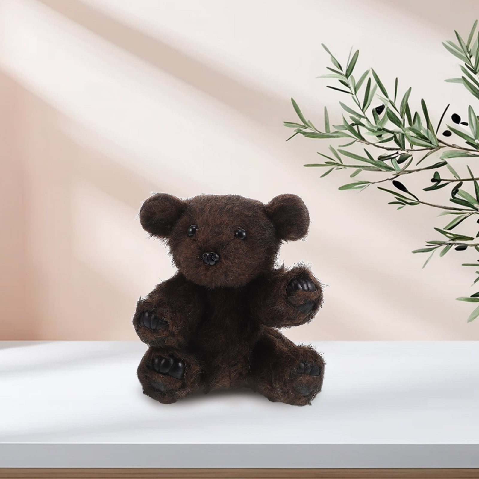 TAILTOSS Kawaii Plushies Small Plush Animals Brown With Adjustable ...