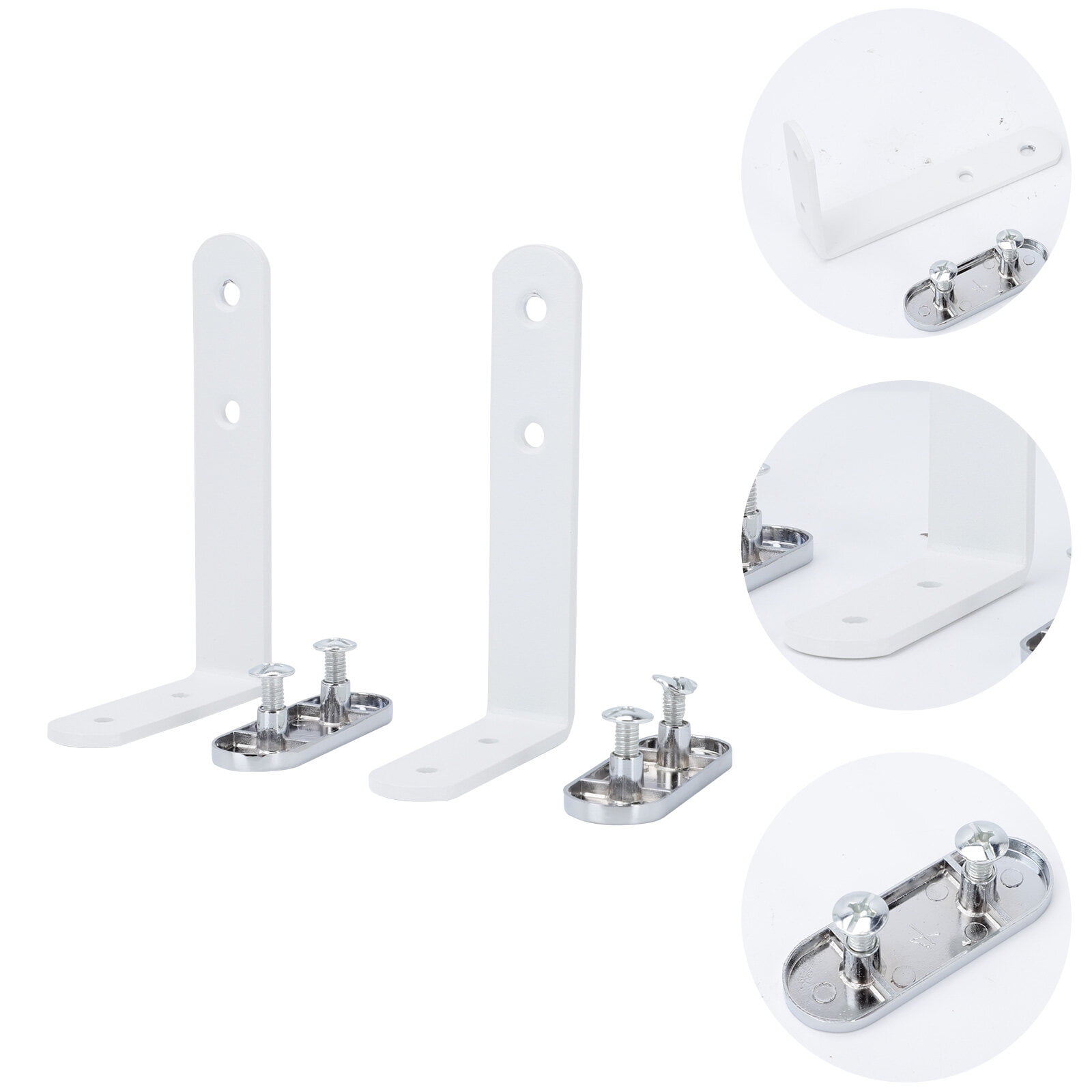 TAILTOSS Metal Angle Brackets Right Angle Fasteners 2 Sets 5.03x2.87x0 ...