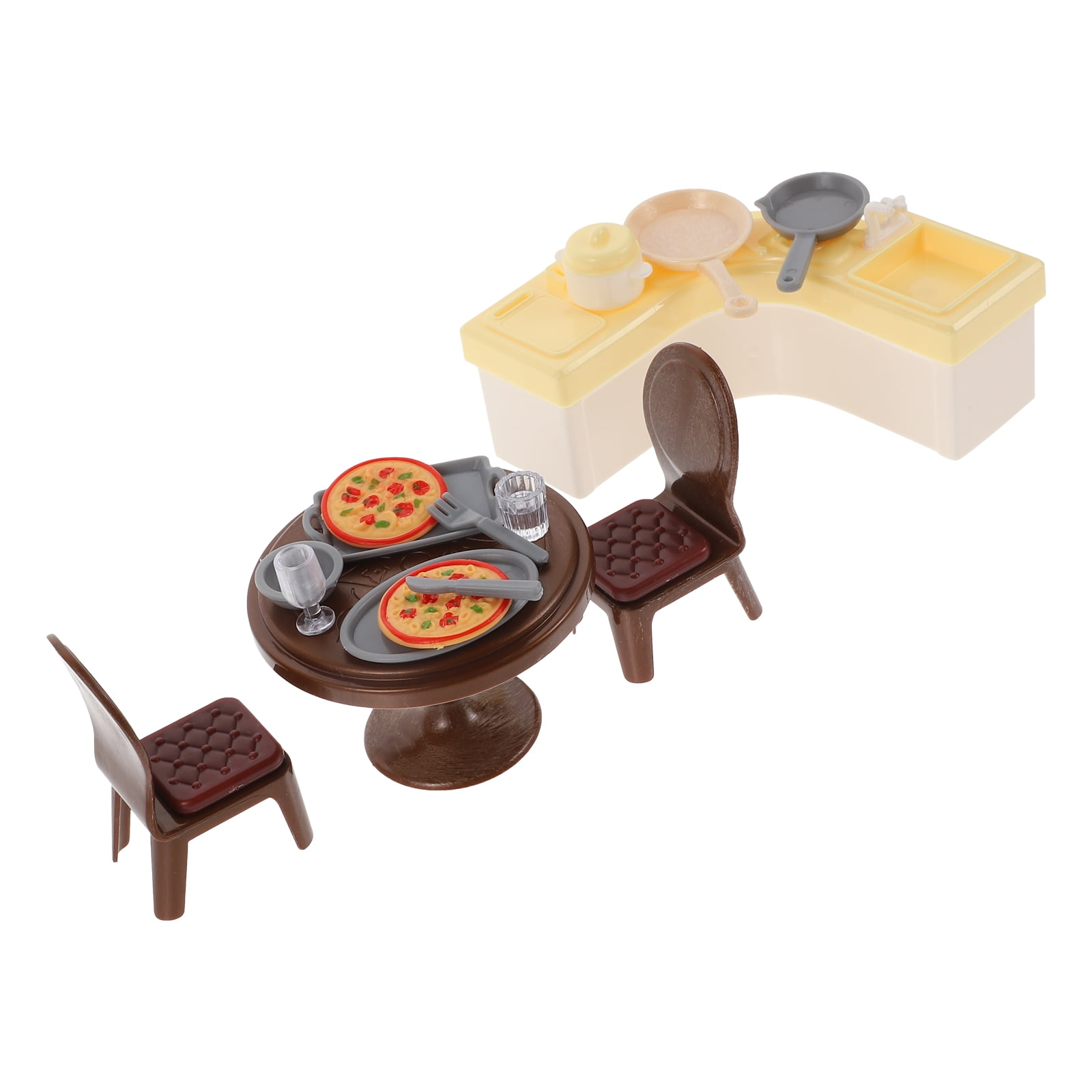 TAILTOSS Mini House Keeping Toy Set 13.3X4X3in Assorted Color Plastic ...