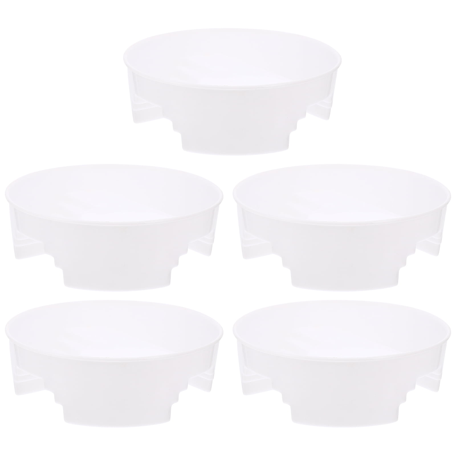 TAILTOSS Planter Bottom Tray 5Set White Plastic for Potted Plants ...