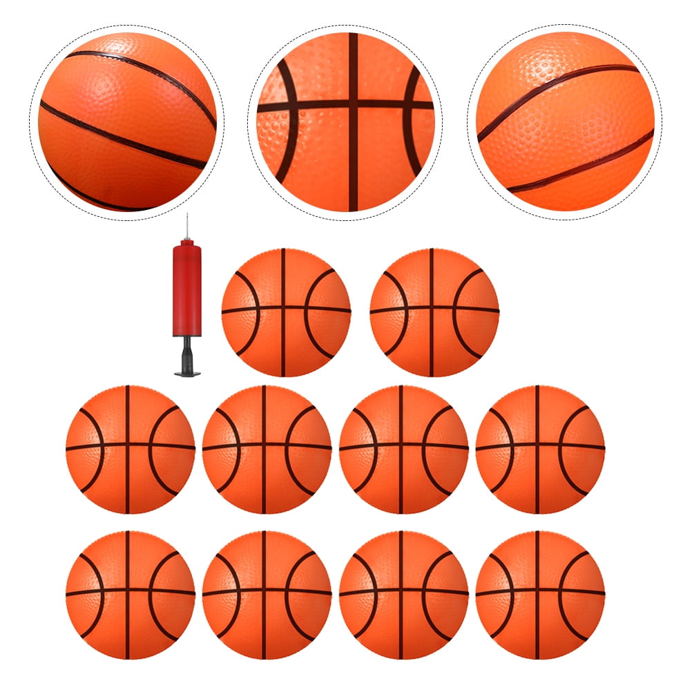 TAILTOSS Portable Inflatable Basketball Toys 3.9In Assorted Color for ...