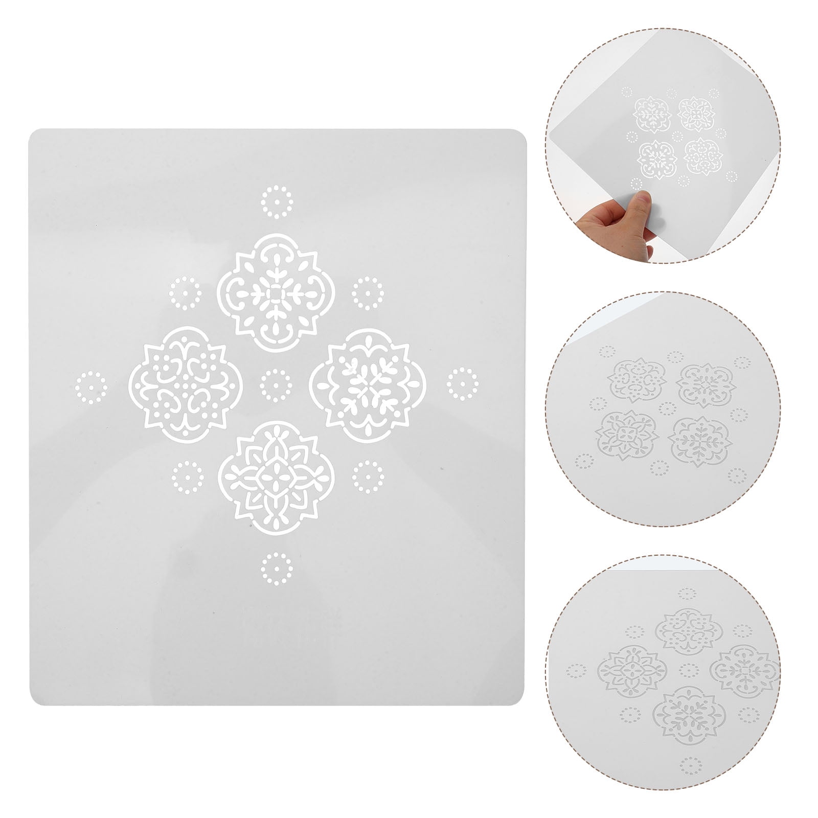 TAILTOSS Quilting Stencil 1Set Diy Stencil For Sewing Rectangular Acrylic Diy Lovers Pattern ...