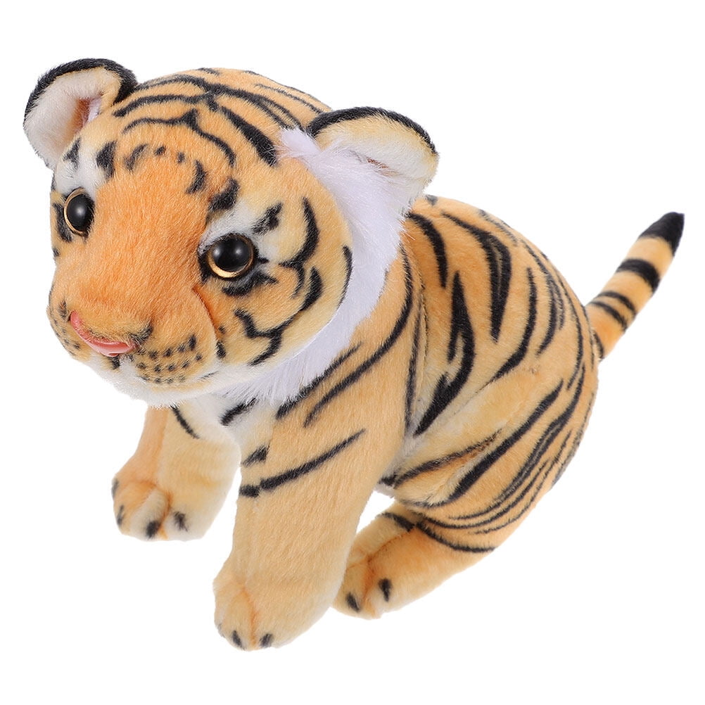 TAILTOSS Realistic Stuffed Tiger 11x7x6in Soft Toy for Childrens ...