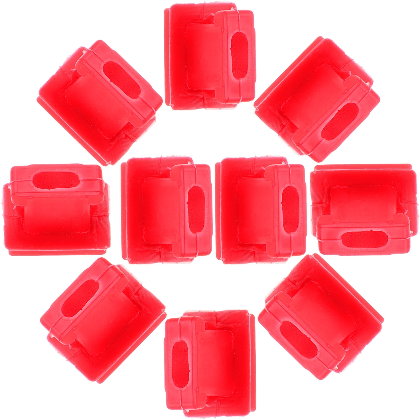 TAILTOSS Red Nylon Fasteners for Auto 50Pcs Suitable for Car Interior ...