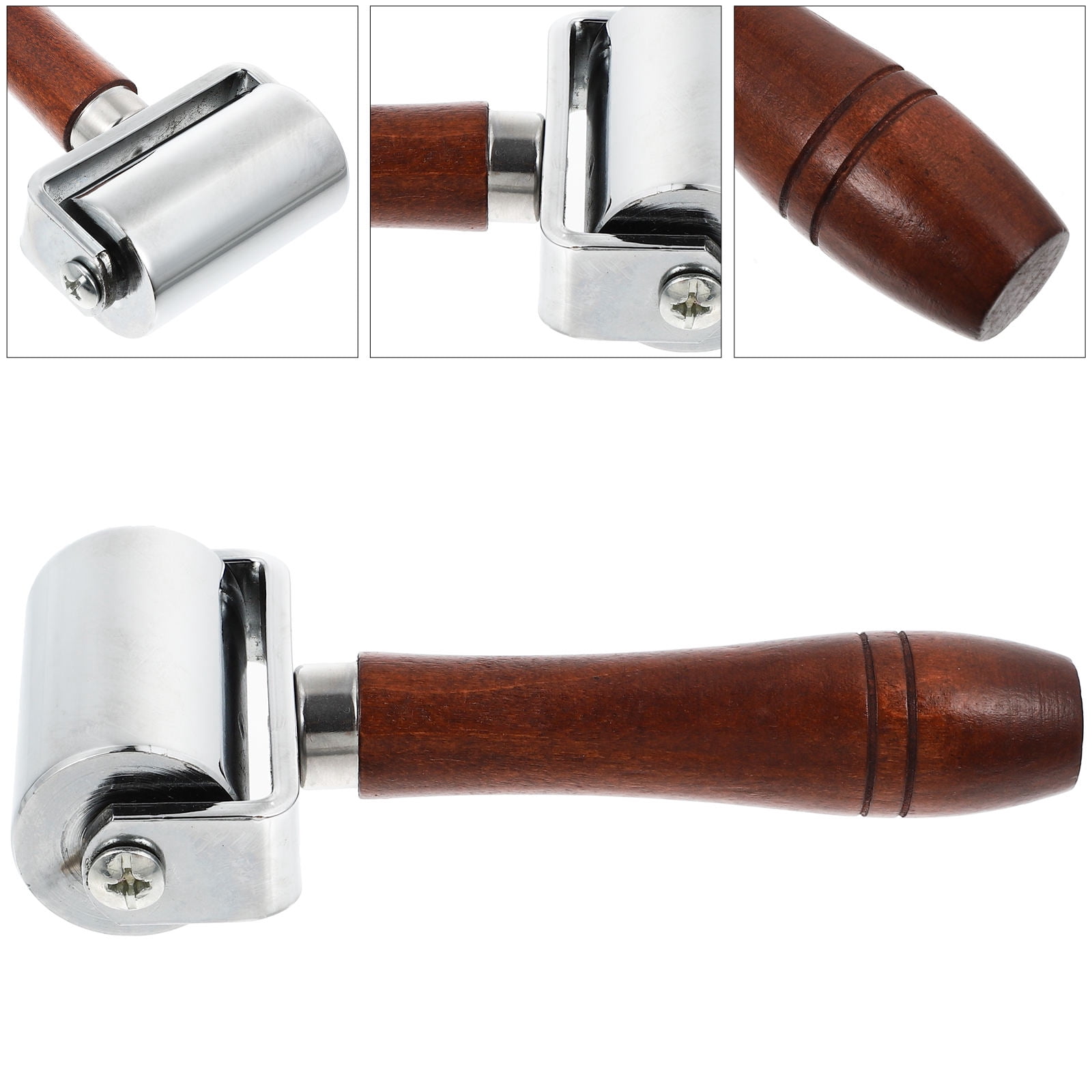 TAILTOSS Round Coffee Leather Roller 1Pcs for Leather Carving Steel and ...