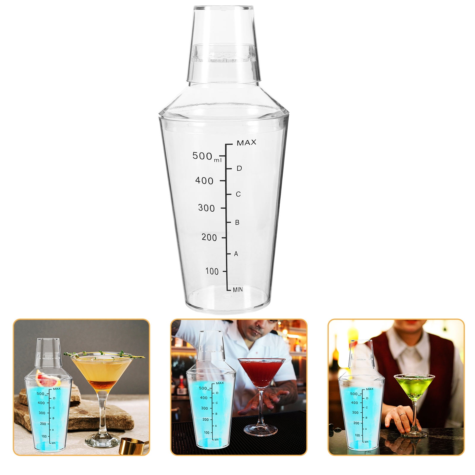 TAILTOSS Shaker Cups Milk Tea Hand Shaker PC Assorted Color for Bar ...