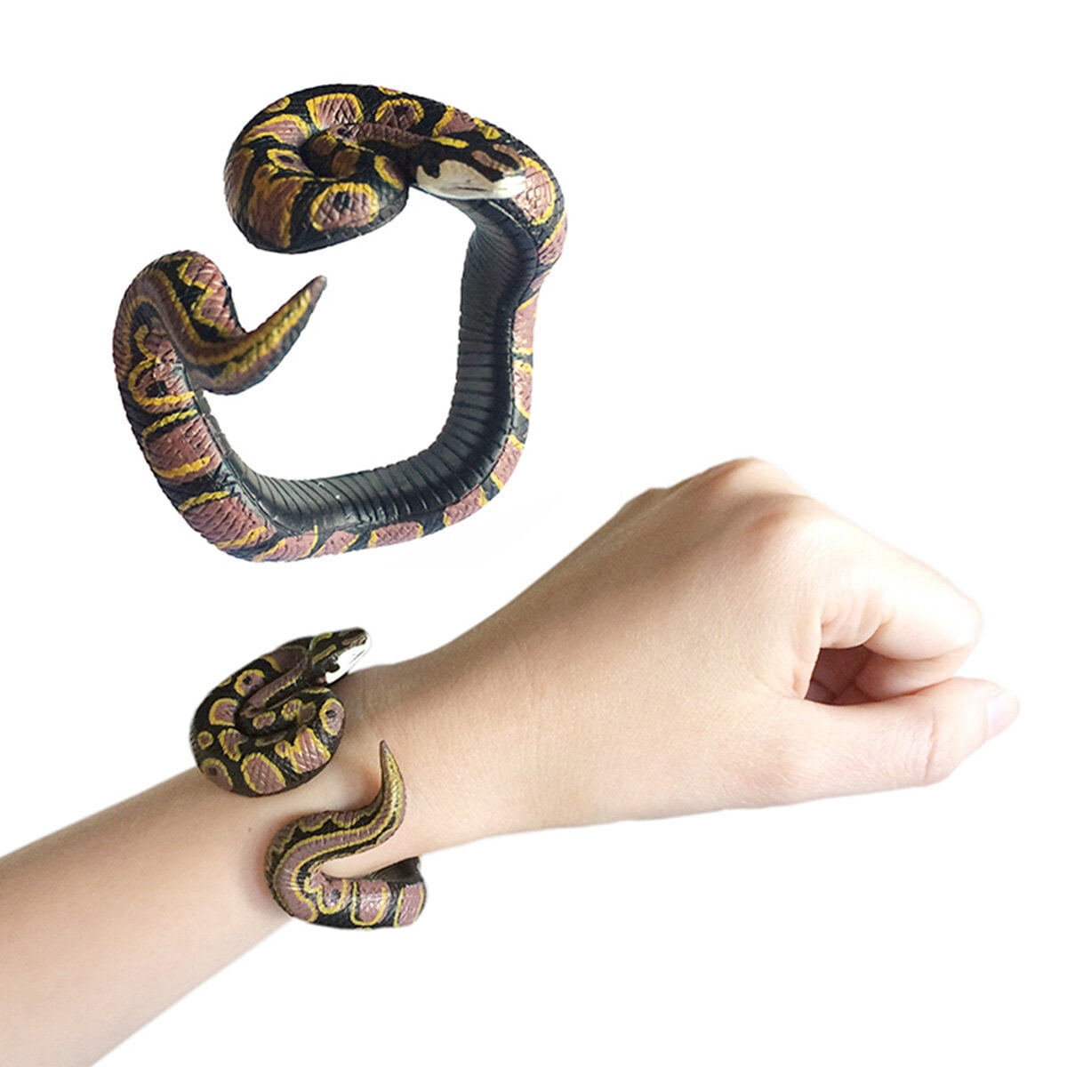 TAILTOSS Simulation Snake Bracelet Life Like Snake Costume Prop for ...