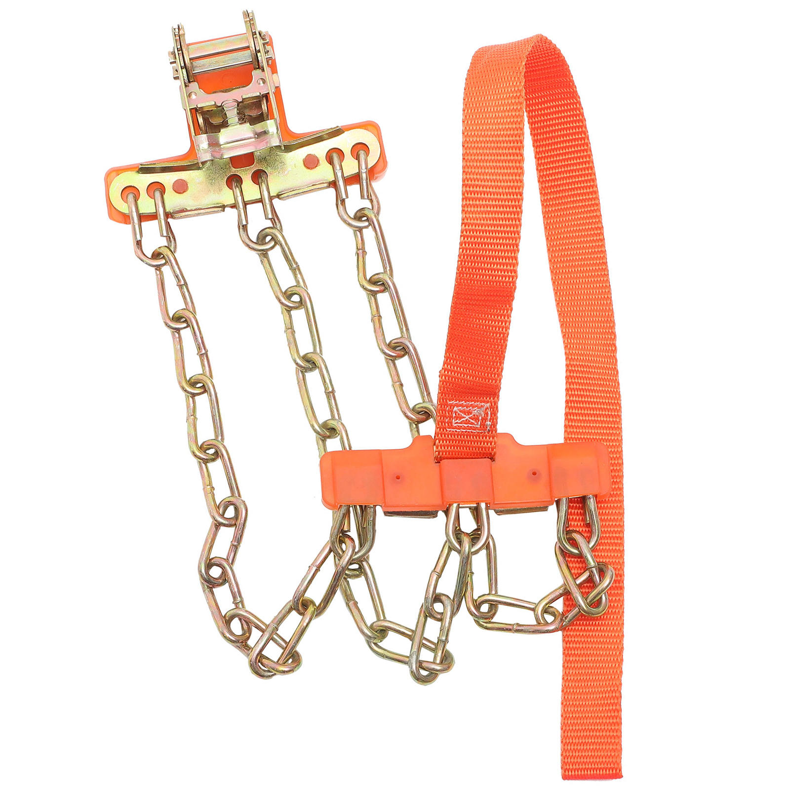 TAILTOSS Steel Snow Chains 1Set with Automatic Tightener Design for ...