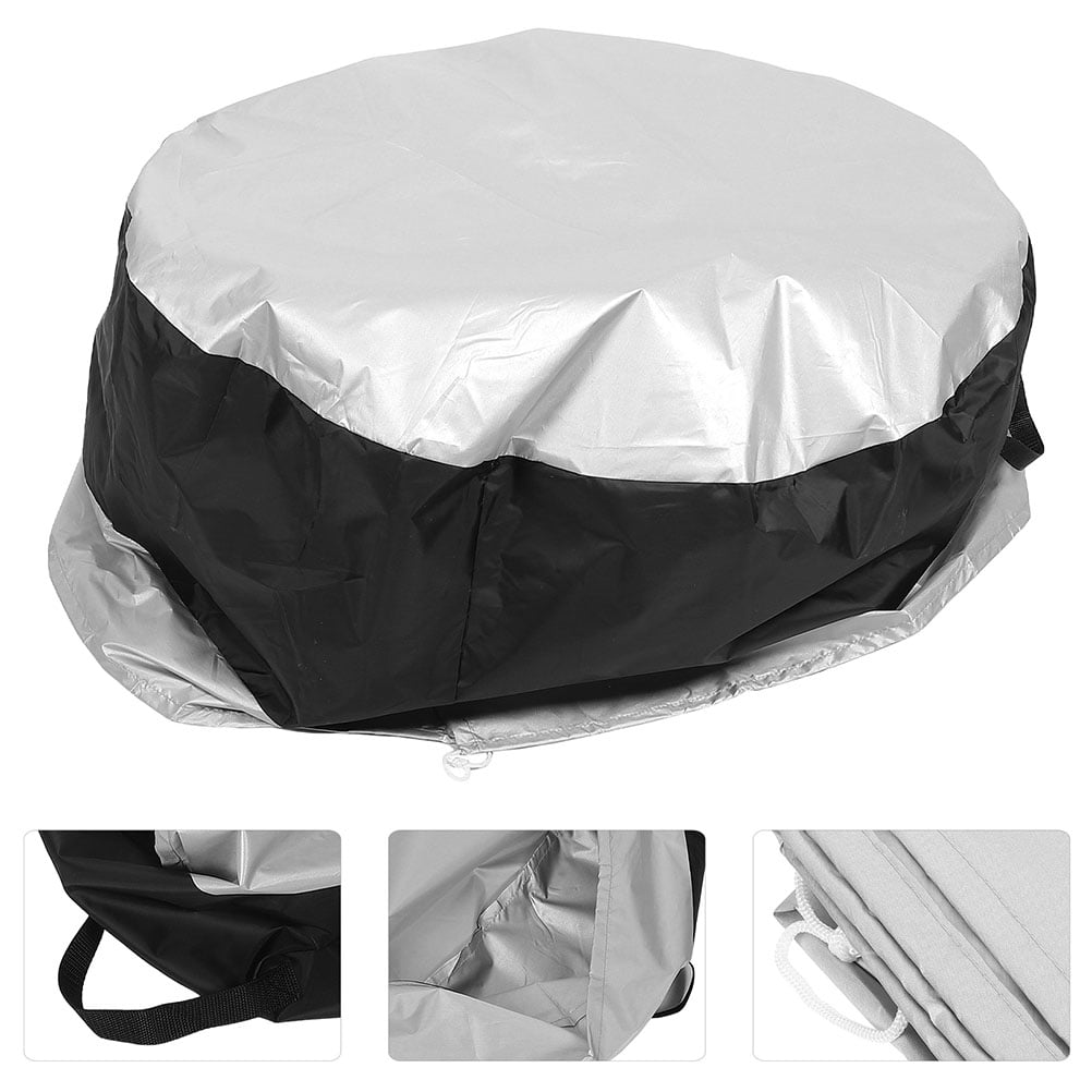 TAILTOSS Trailer Wheel Covers 1Pcs Silver Waterproof UV for Outdoor ...