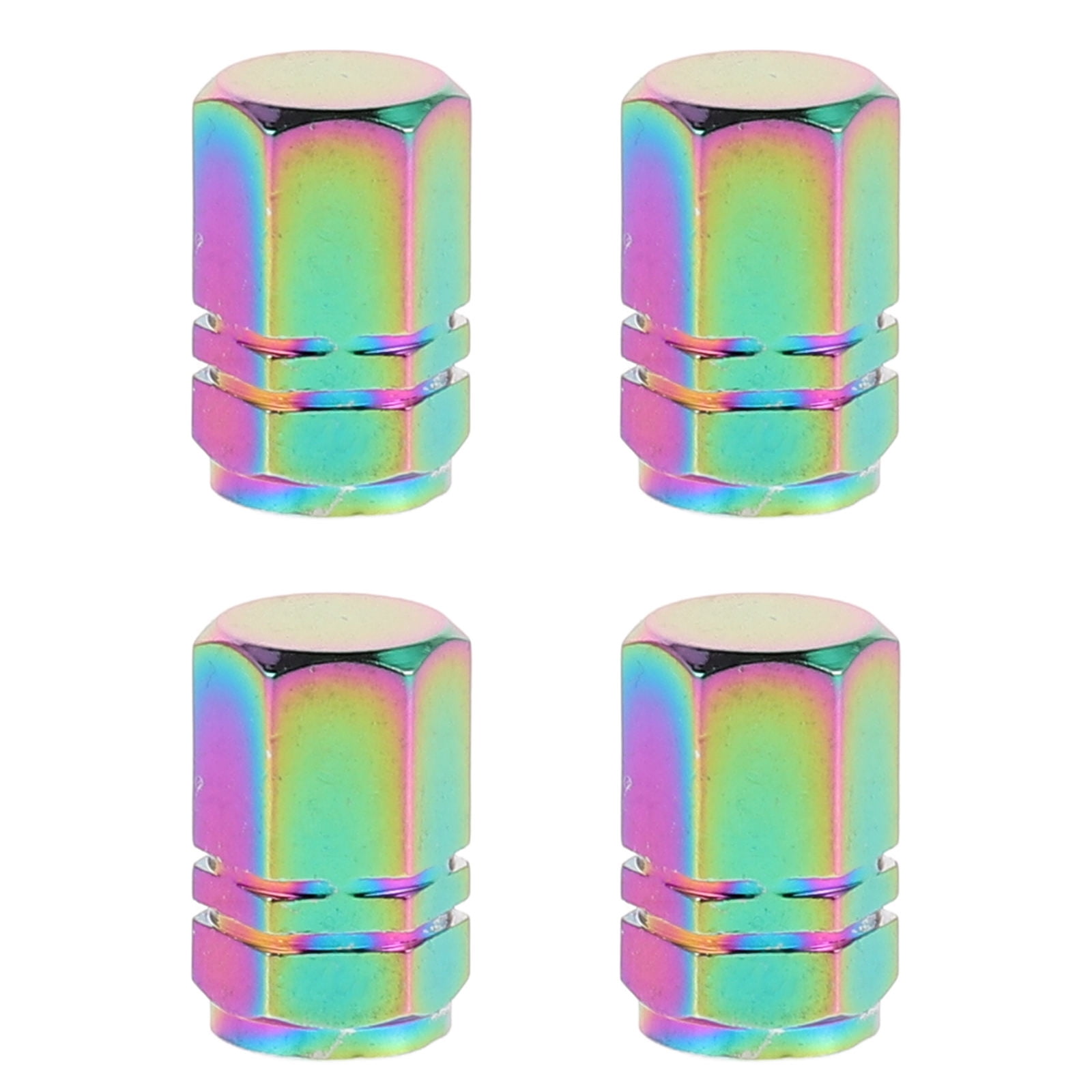 TAILTOSS Valve Protection 4Pcs Hexagonal Tire Valve Stem Caps for Car ...