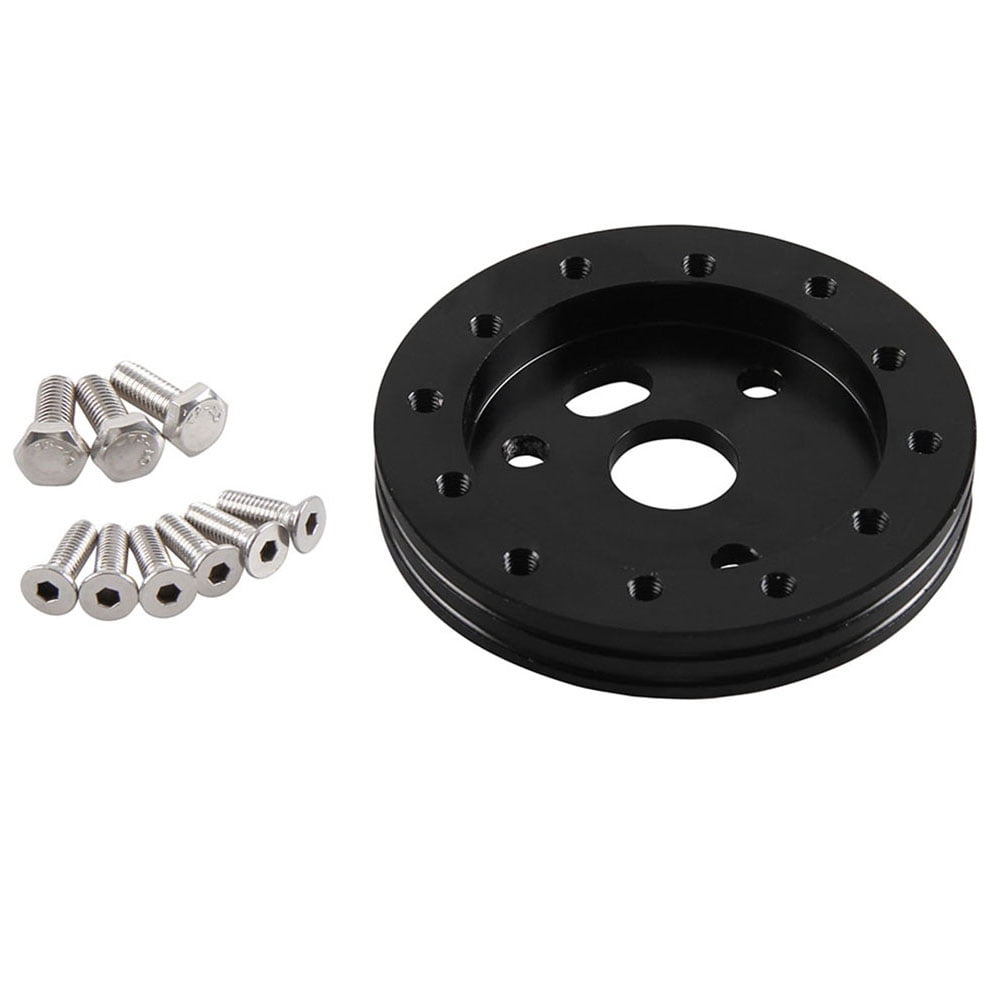 TAILTOSS Wheel Base Connector 1 Set 3.5x3.5x0.51in Black Steering Wheel ...