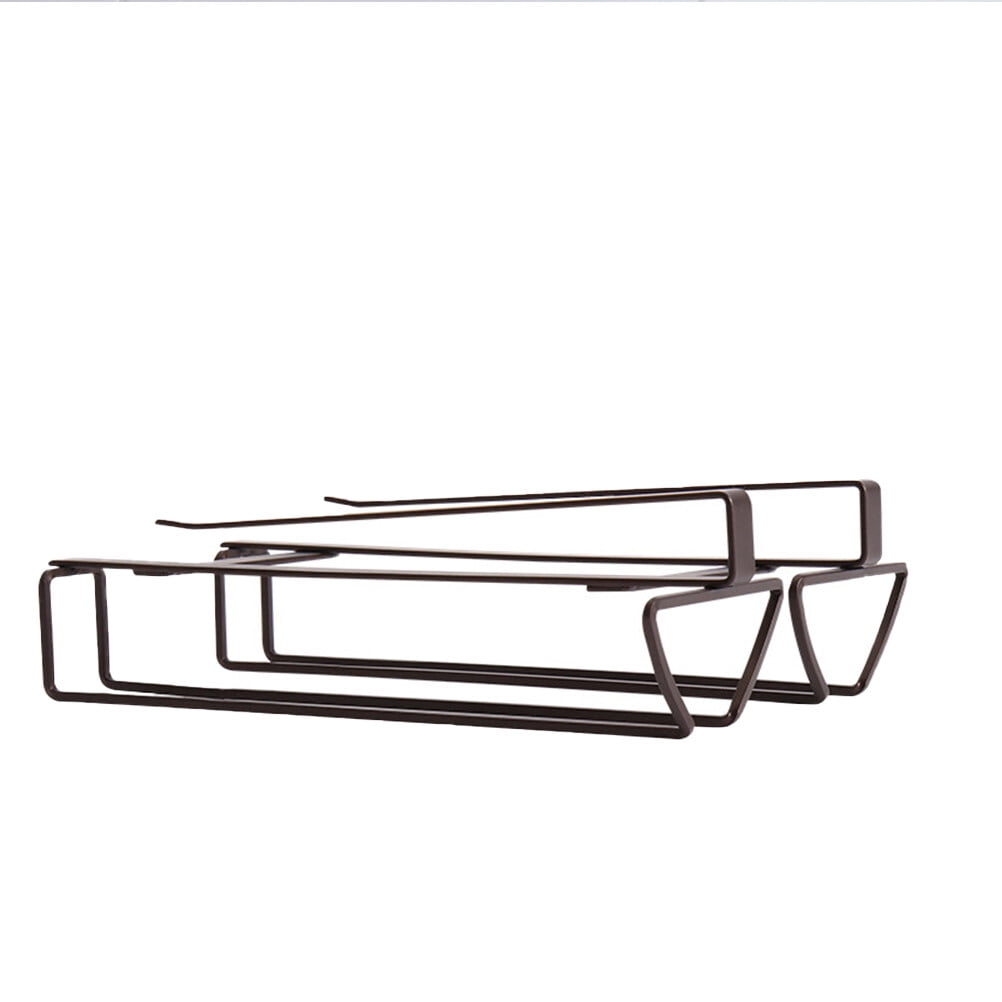 TAILTOSS Wine Glass Holder 1Pack Brown Iron for Living Room Glass Cup ...