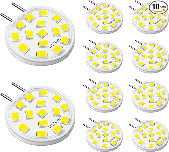 TAIYALOO G8 LED Bulb Dimmable, 3W (30W-35W Halogen Equivalent), T4 JCD ...