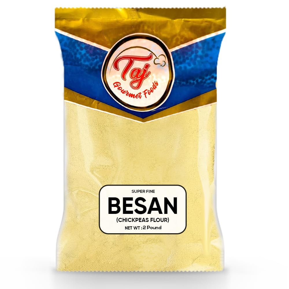 TAJ Besan Flour 2-Pounds GGA1 | Chick Pea | Gram Flour | Finely ...