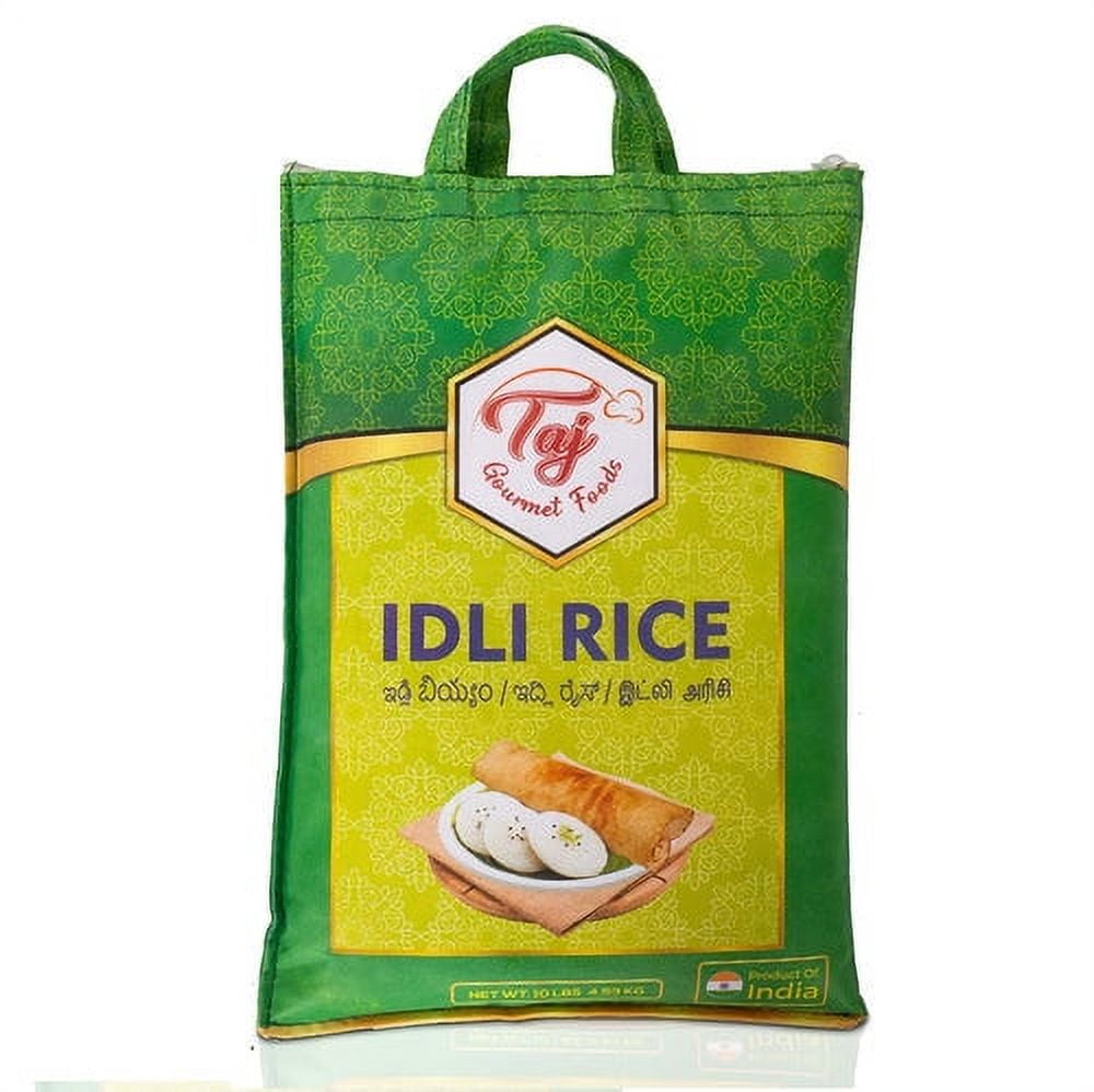 TAJ Indian Idly Rice, Short Grain, Perfect for Idli and Dosa, 10-Pounds ...