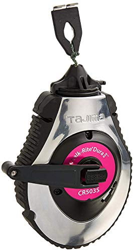 TAJIMA Chalk Line - Chalk-Rite Dura Chalk Box with 100ft Extreme Bold 1 ...