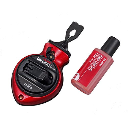 TAJIMA Chalk Line - Chalk-Rite II Chalk Box with Extra Bold 1mm Snap ...