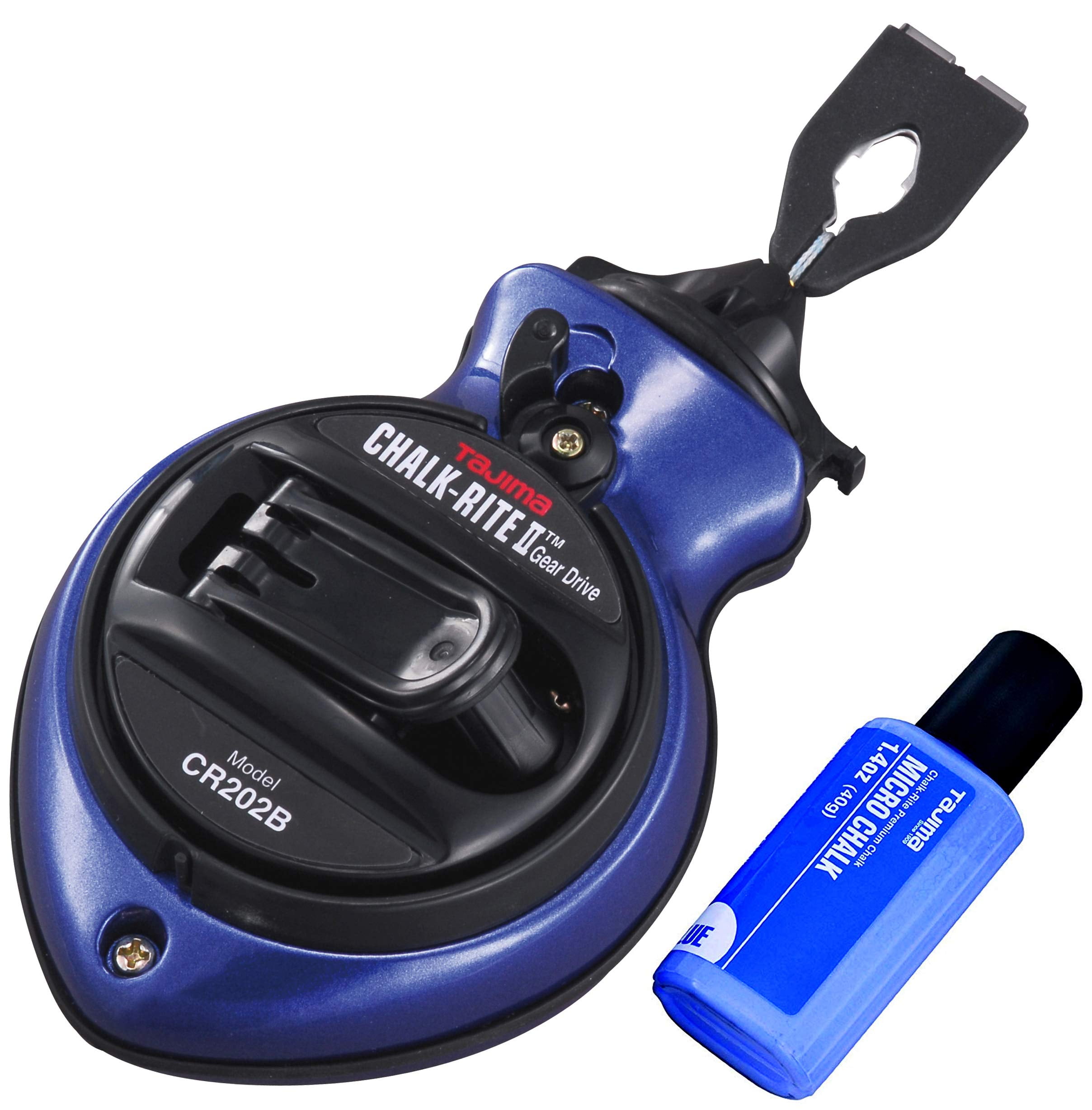 TAJIMA Chalk Line - Chalk-Rite II Chalk Box with Ultra Thin 0.5mm Snap ...