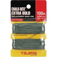 TAJIMA Chalk Line - Chalk-Rite II Chalk Box with Extra Bold 1mm Snap ...