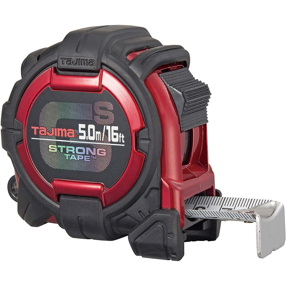 TAJIMA Tape Measure - SAE & Metric Scale 16ft/5m x 1 inch GS-Lock ...