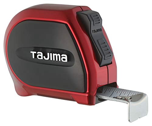 TAJIMA Tape Measure - SAE & Metric Scale 16ft/5m x 1 inch Sigma Stop ...