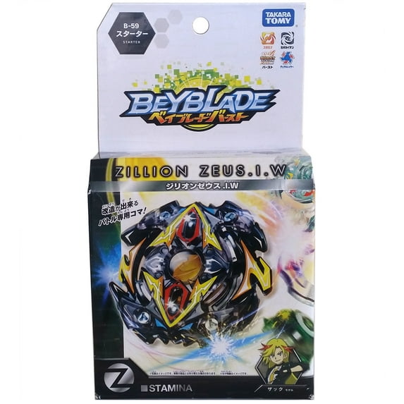 TAKARA TOMY Beyblade Battle Zillion Zeus Infinity Weight Burst Starter Set w/ Launcher B-59 ...