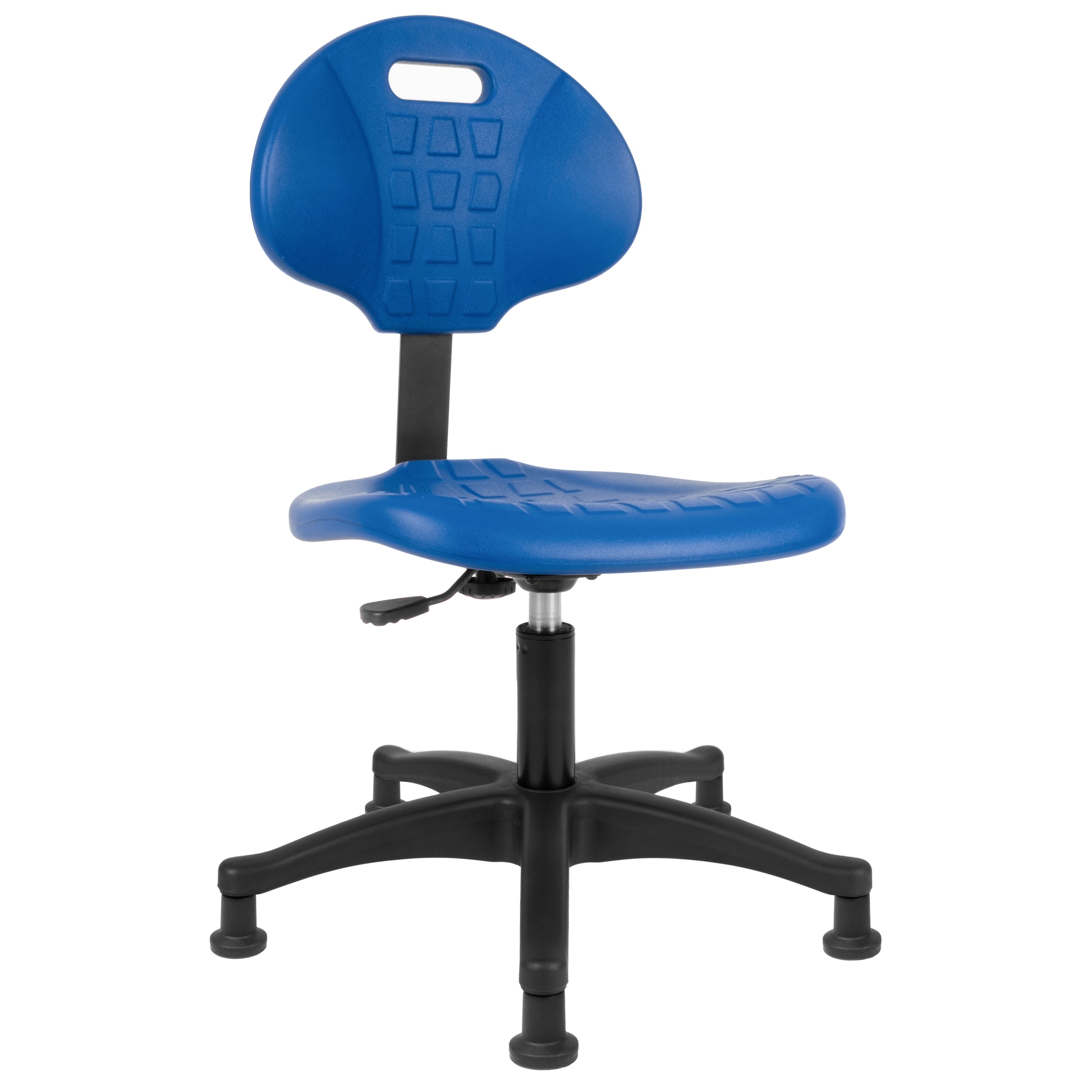 TAKE UR SEAT Deluxe Polyurethane Lab Stool Chair, 5" Adjustable Table ...