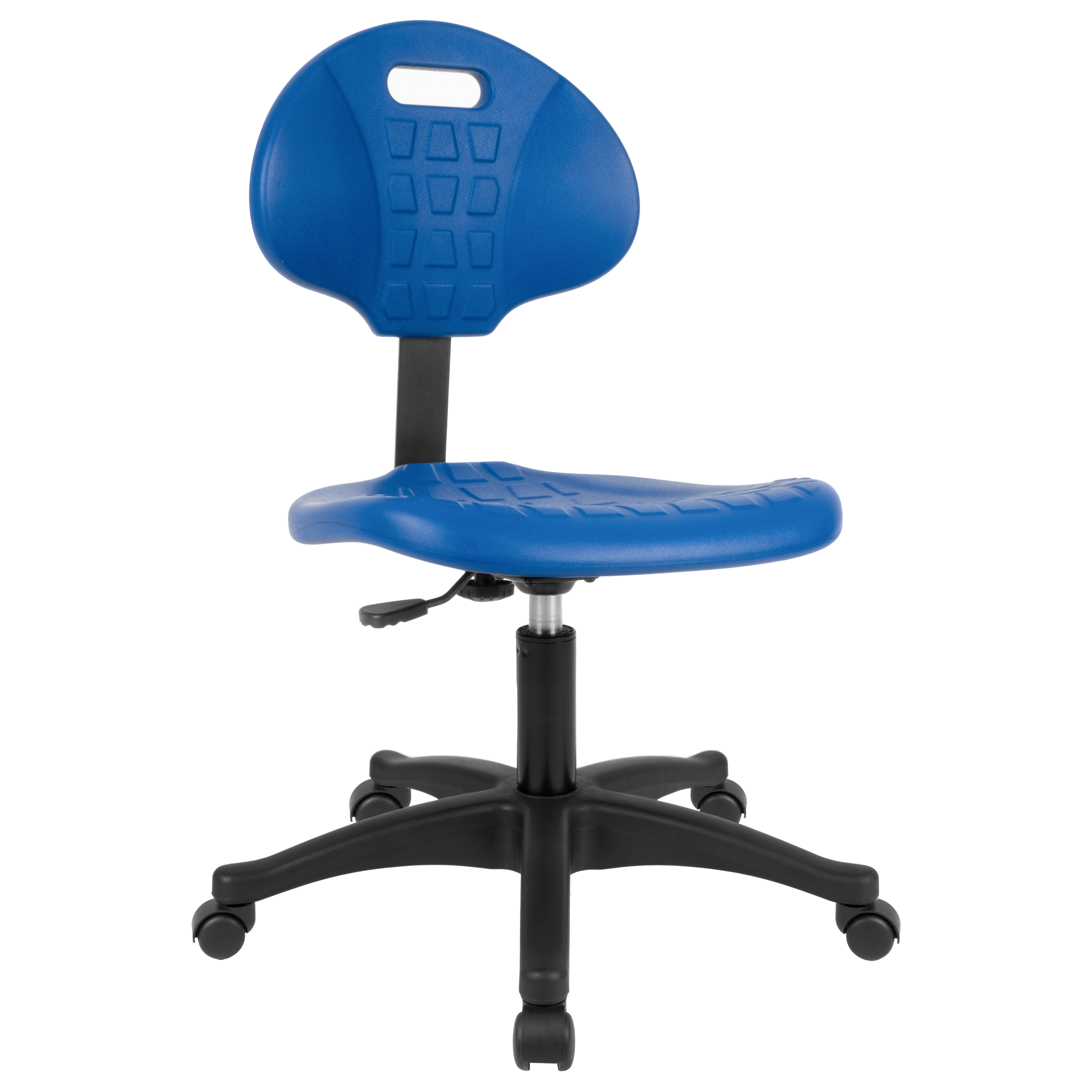 TAKE UR SEAT Deluxe Polyurethane Lab Stool Chair, 5" Adjustable Table ...