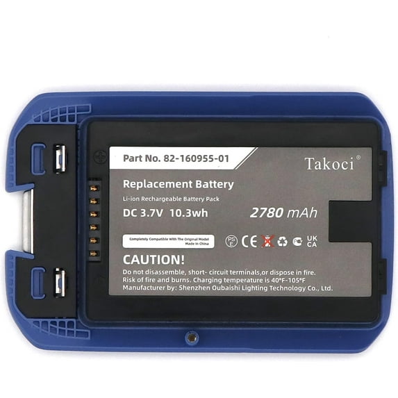 TAKOCI Replacement Battery for Symbol/Motorola 82-160955-01,Compatible ...