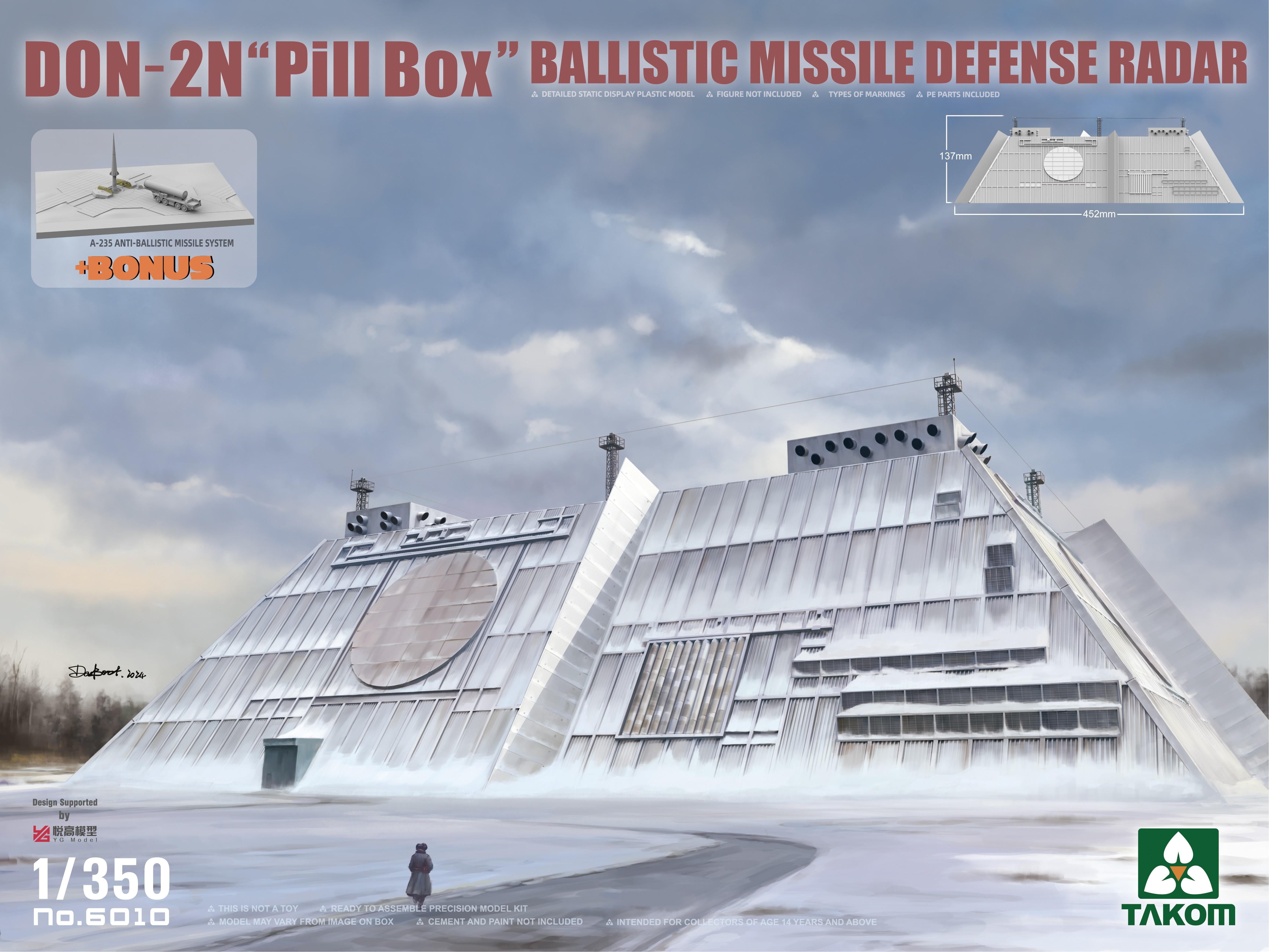 TAKOM 6010 1/350 DON-2N "PI BOX" BALLISTIC MISSILE DEFENSE RADAR MODEL ...