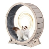 TAKOYI 41" Cat Exercise Wheel for Indoor Cats, Cat Running Wheel with ...